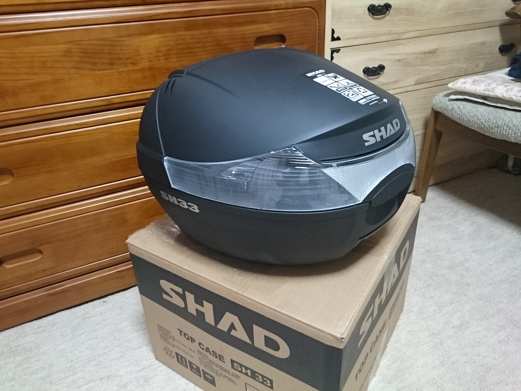 SHAD トップケース SH33(2017Ver(?))を取付(1) ― 選定編 ｜ぐろむとゆく！| HONDA GROM(2016 JC61 ...