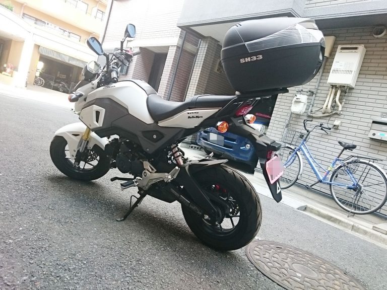 SHAD トップケース SH33(2017Ver(?))を取付(1) ― 選定編 ｜ぐろむとゆく！| HONDA GROM(2016 JC61 ...